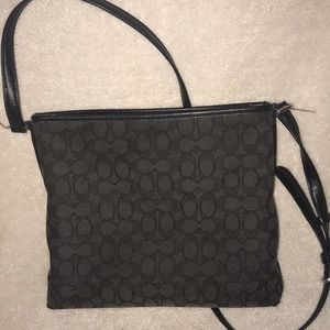 Coach | Bags | Authentic Greyscale Coach Crossbody Purse | Poshmark